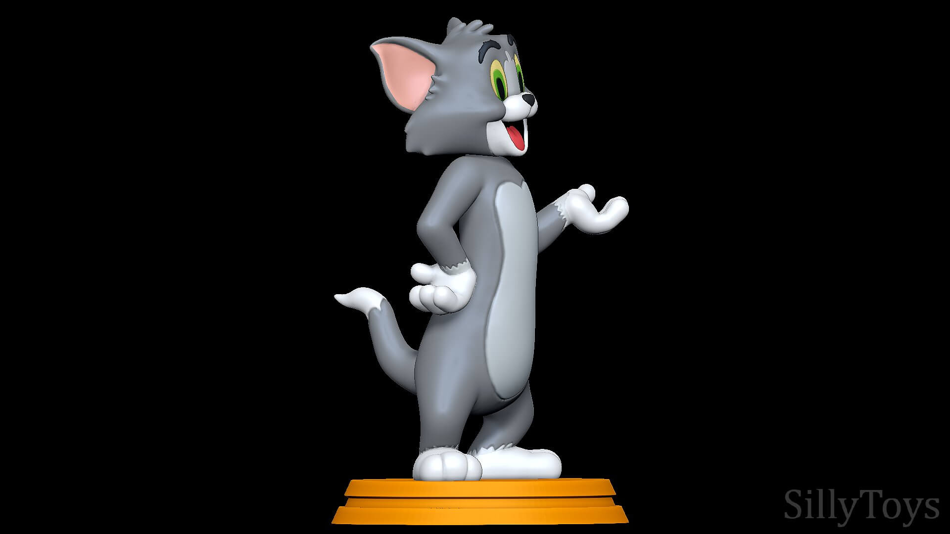 Tom from Tom and Jerry - 3D Model by SillyToys