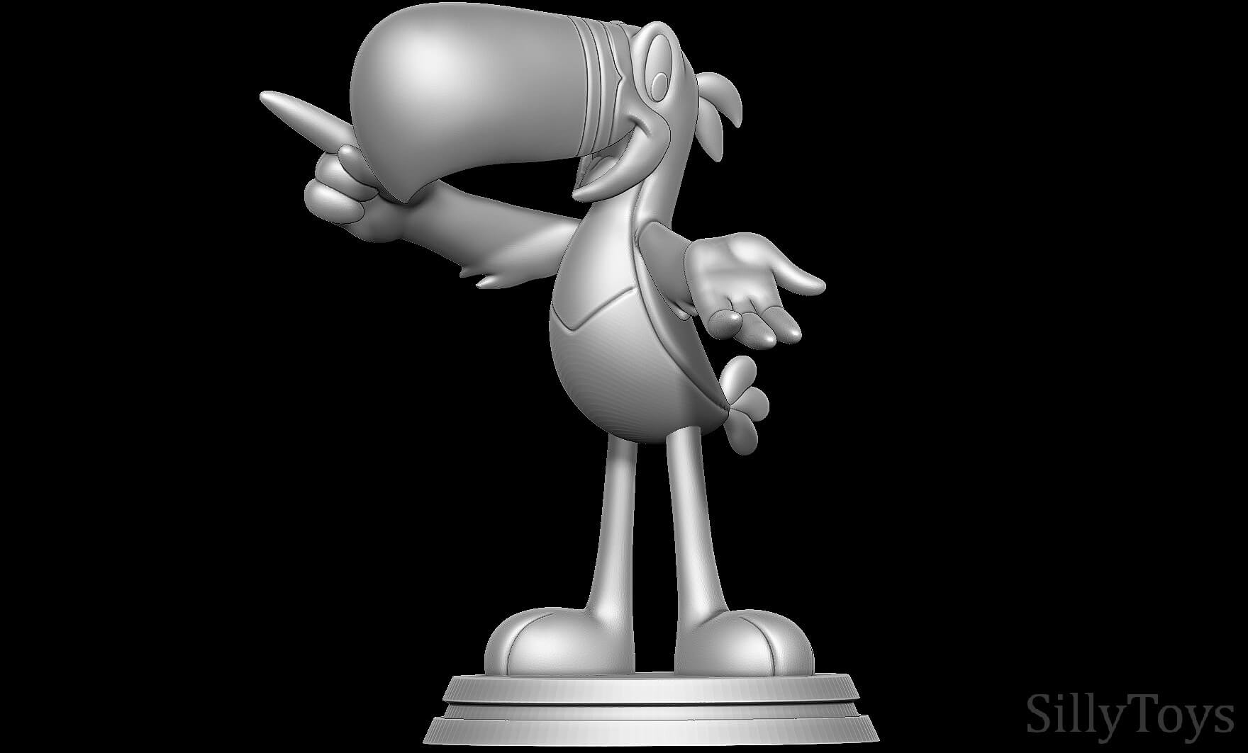 Toucan Sam - Froot Loops 3D Model by SillyToys