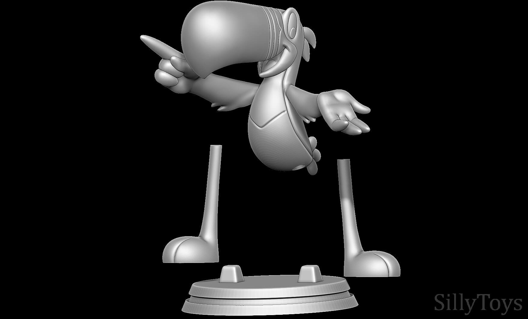 Toucan Sam - Froot Loops 3D Model by SillyToys