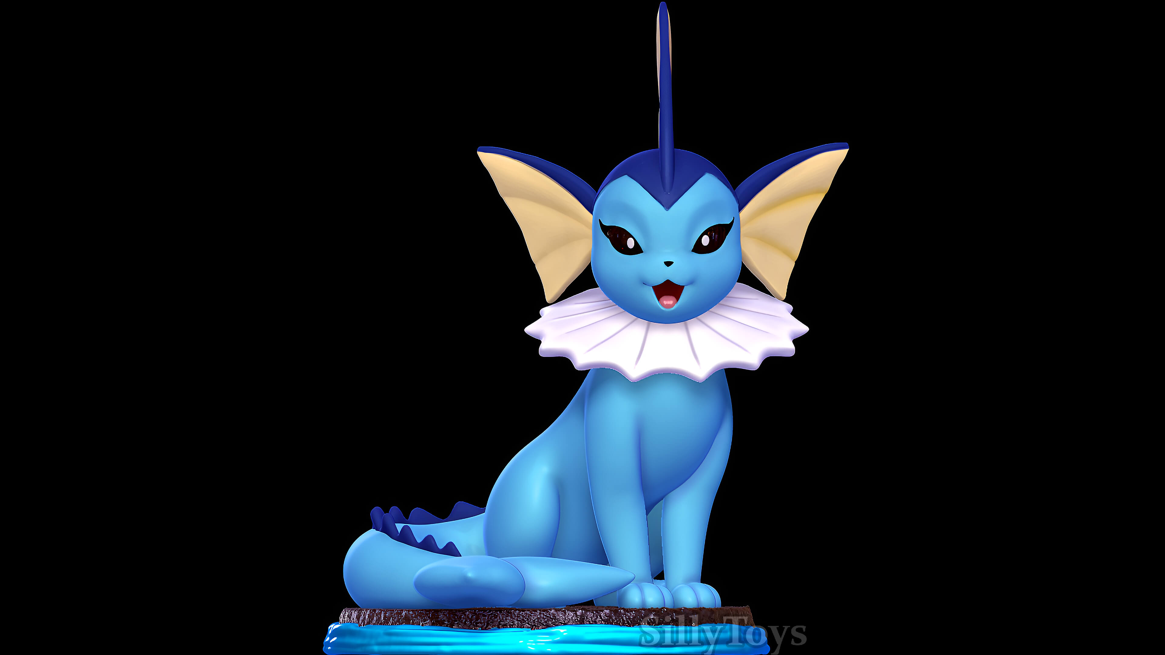 Vaporeon 3d Wallpaper