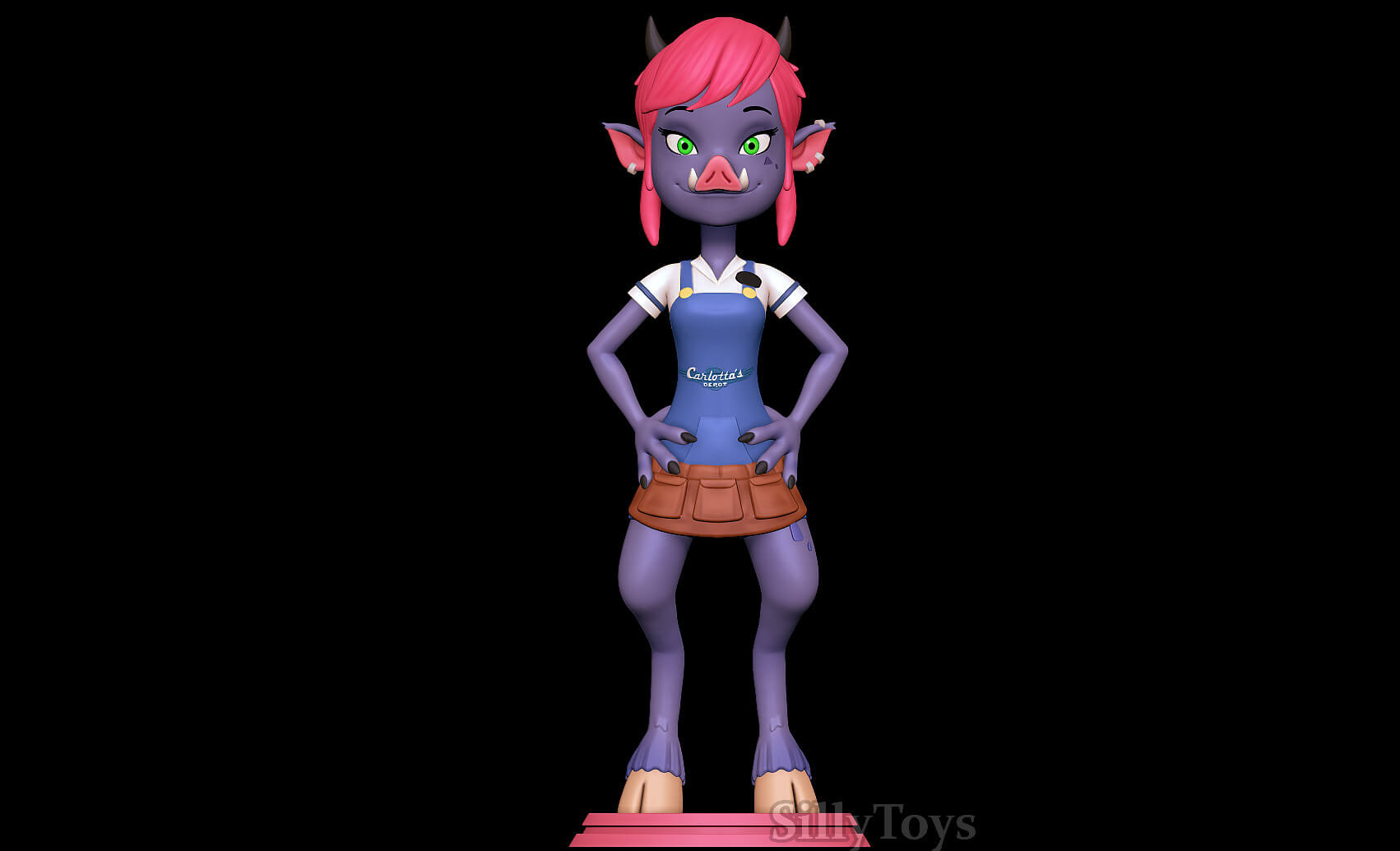 Veronica- Monster Island 3D Model by SillyToys