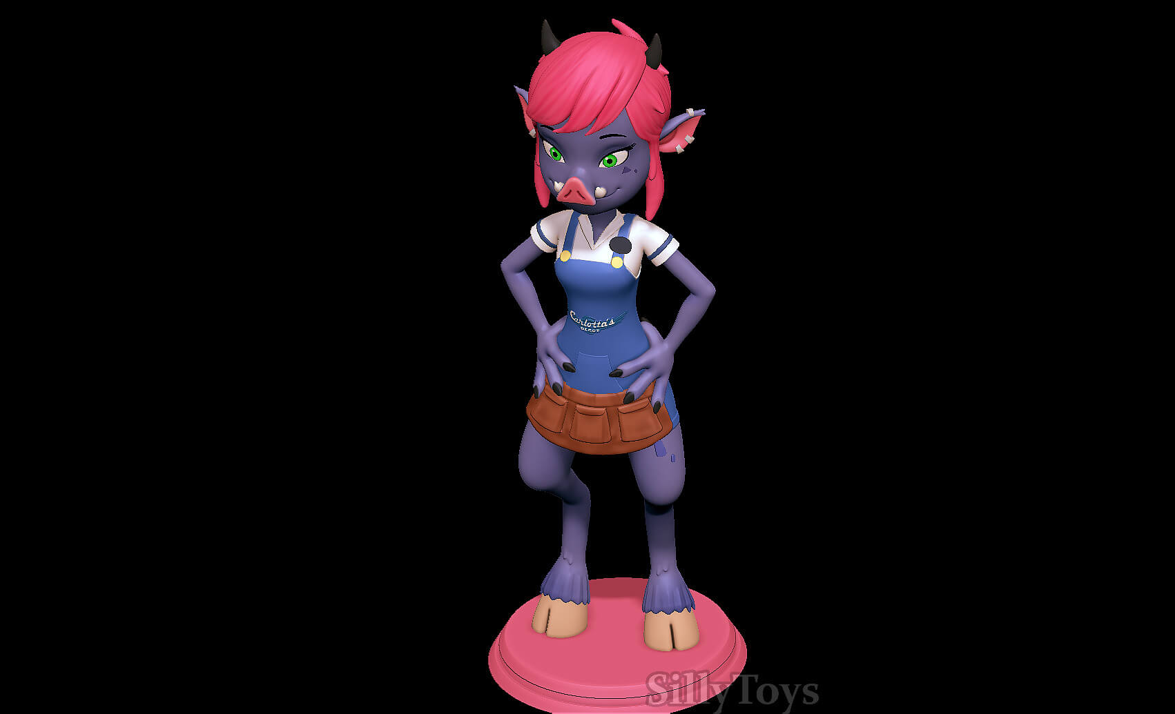 Veronica- Monster Island 3D Model by SillyToys