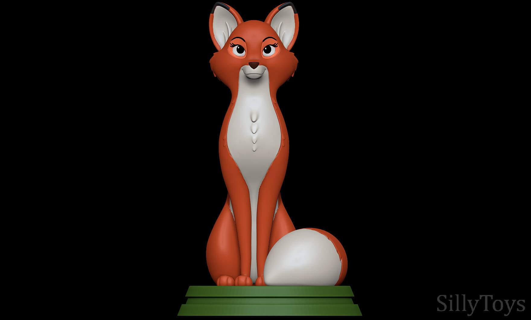 Vixey - The Fox and The Hound 3D Model by SillyToys