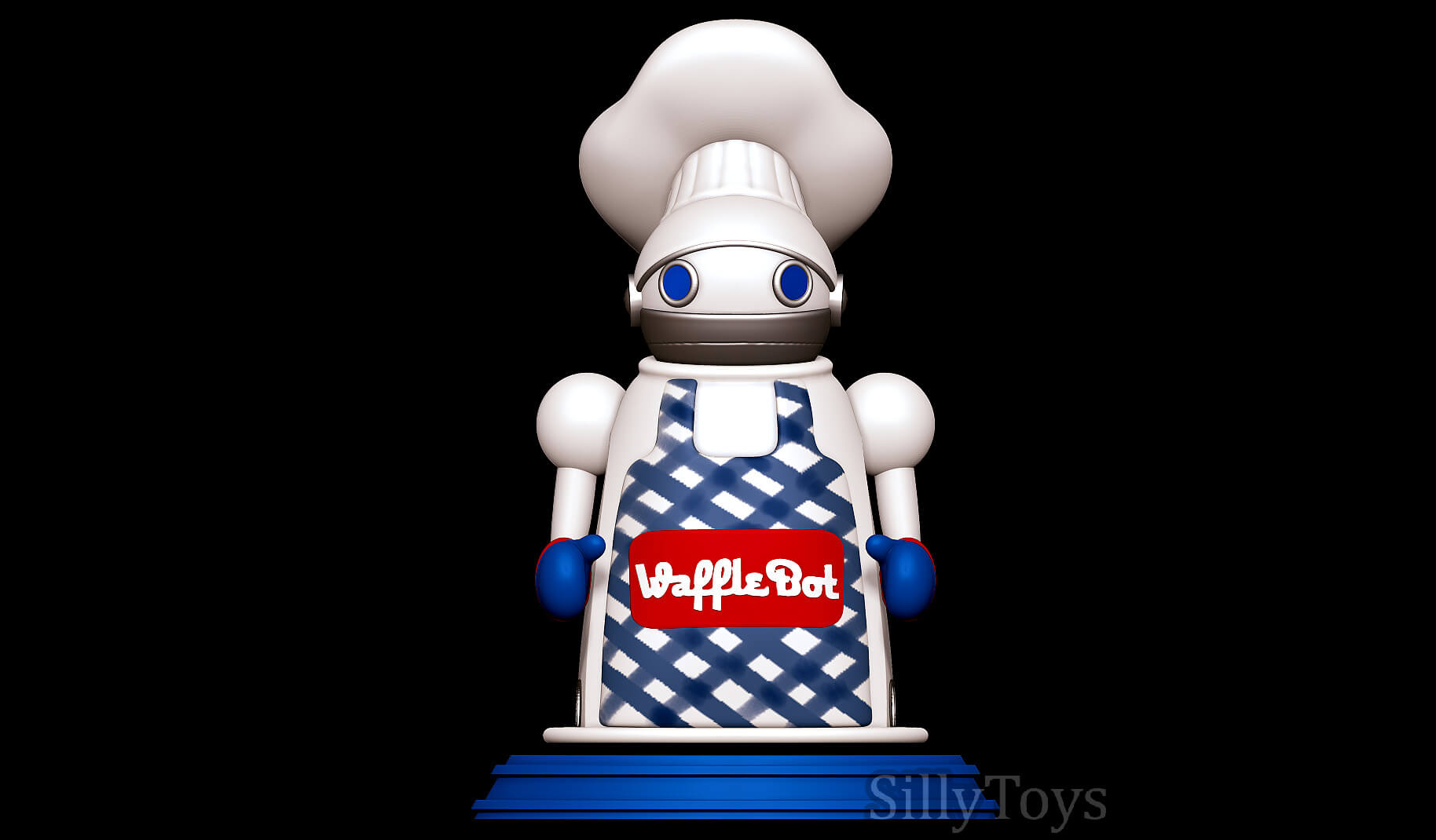 Wafflebot - Harold and Kumar 3D Model by SillyToys