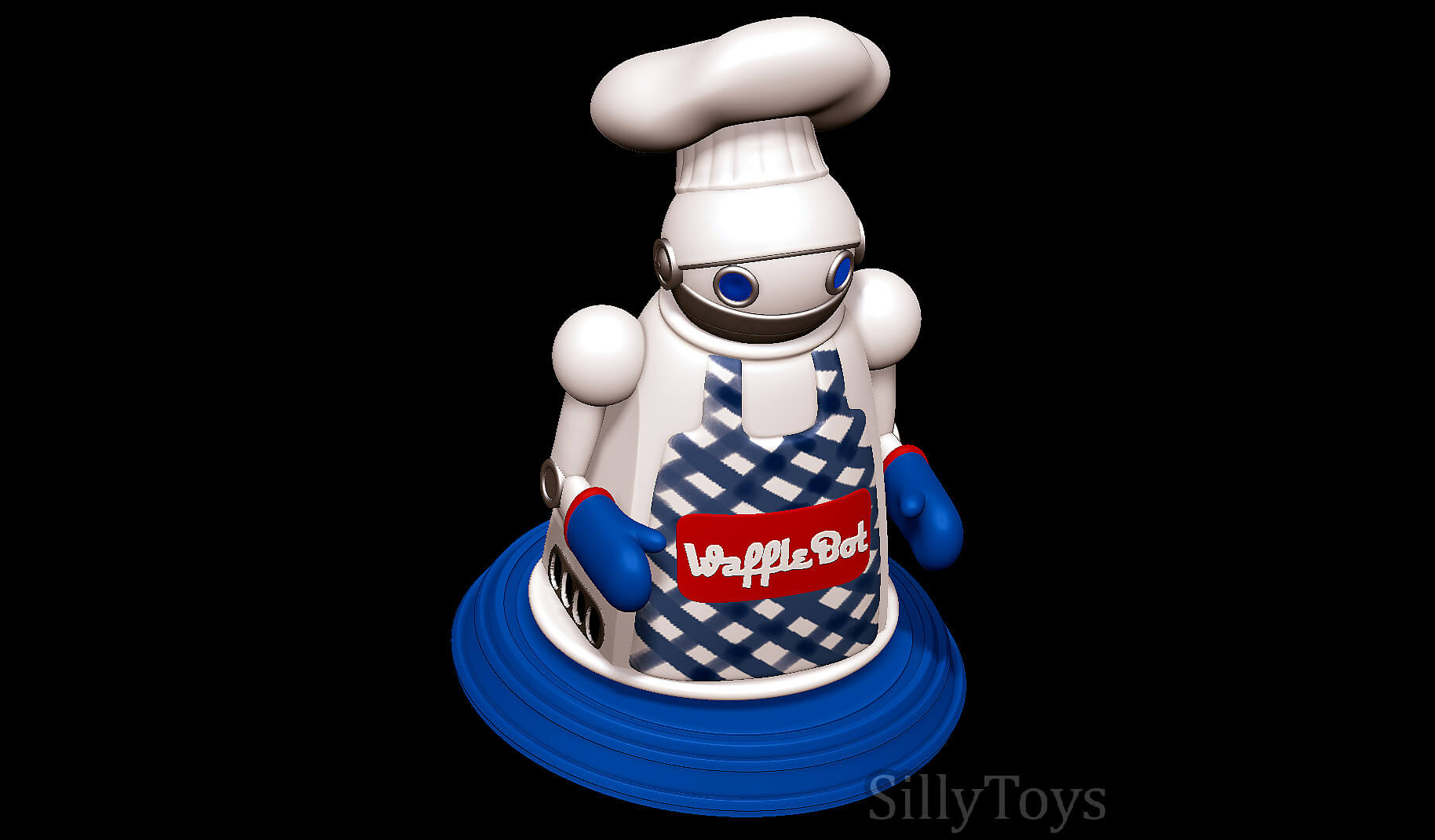 Wafflebot - Harold and Kumar 3D Model by SillyToys