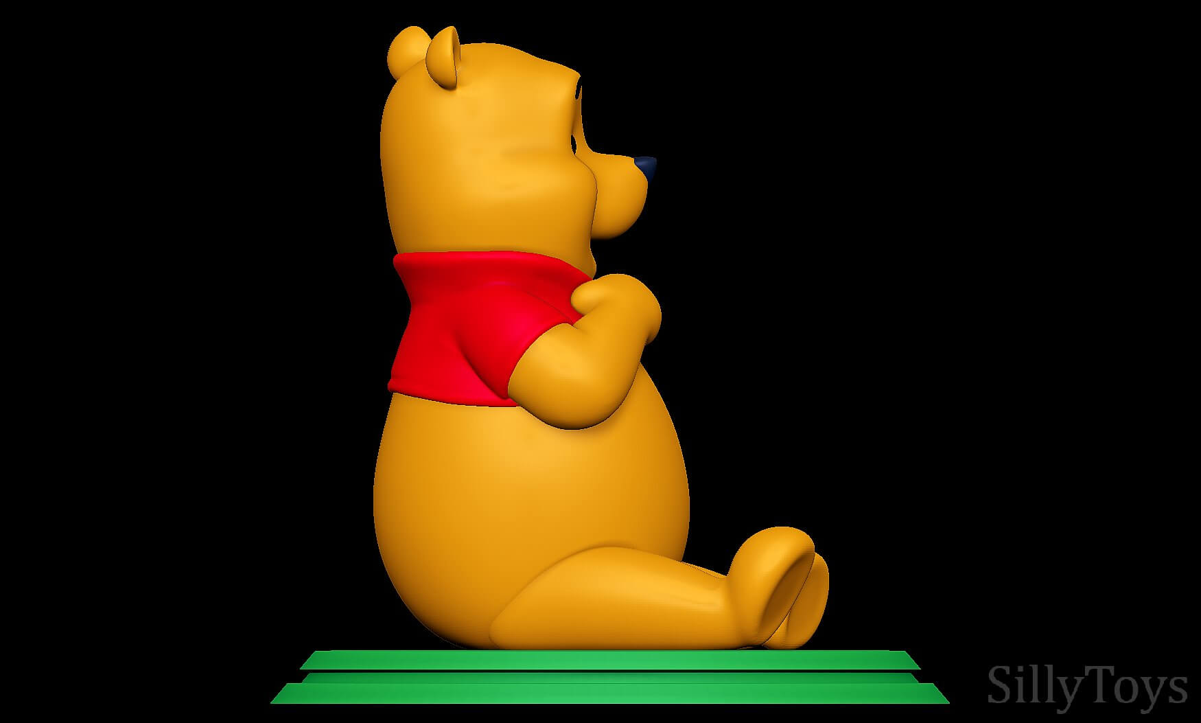 Winnie-the-Pooh 3D Model by SillyToys