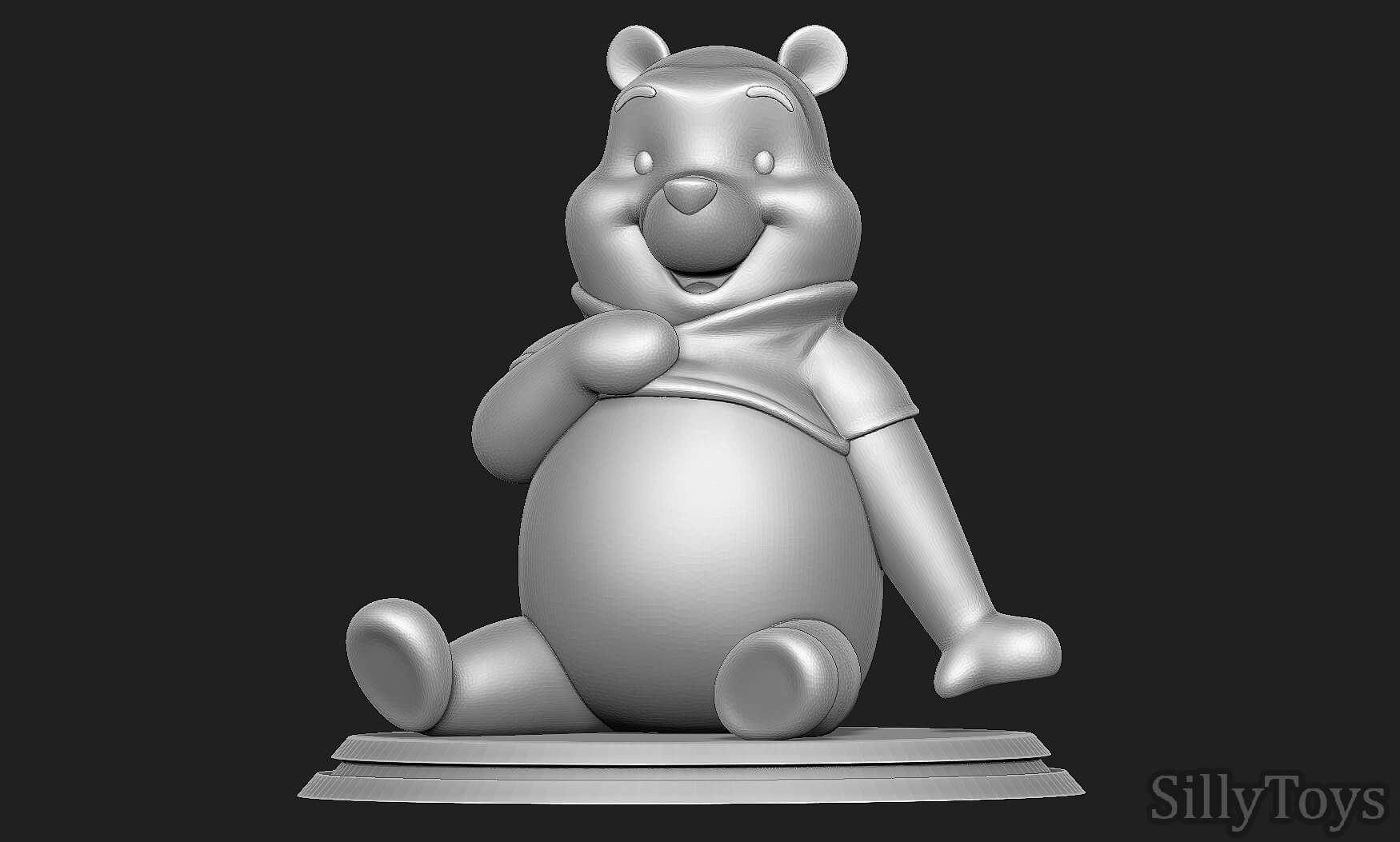 Winnie-the-Pooh 3D Model by SillyToys