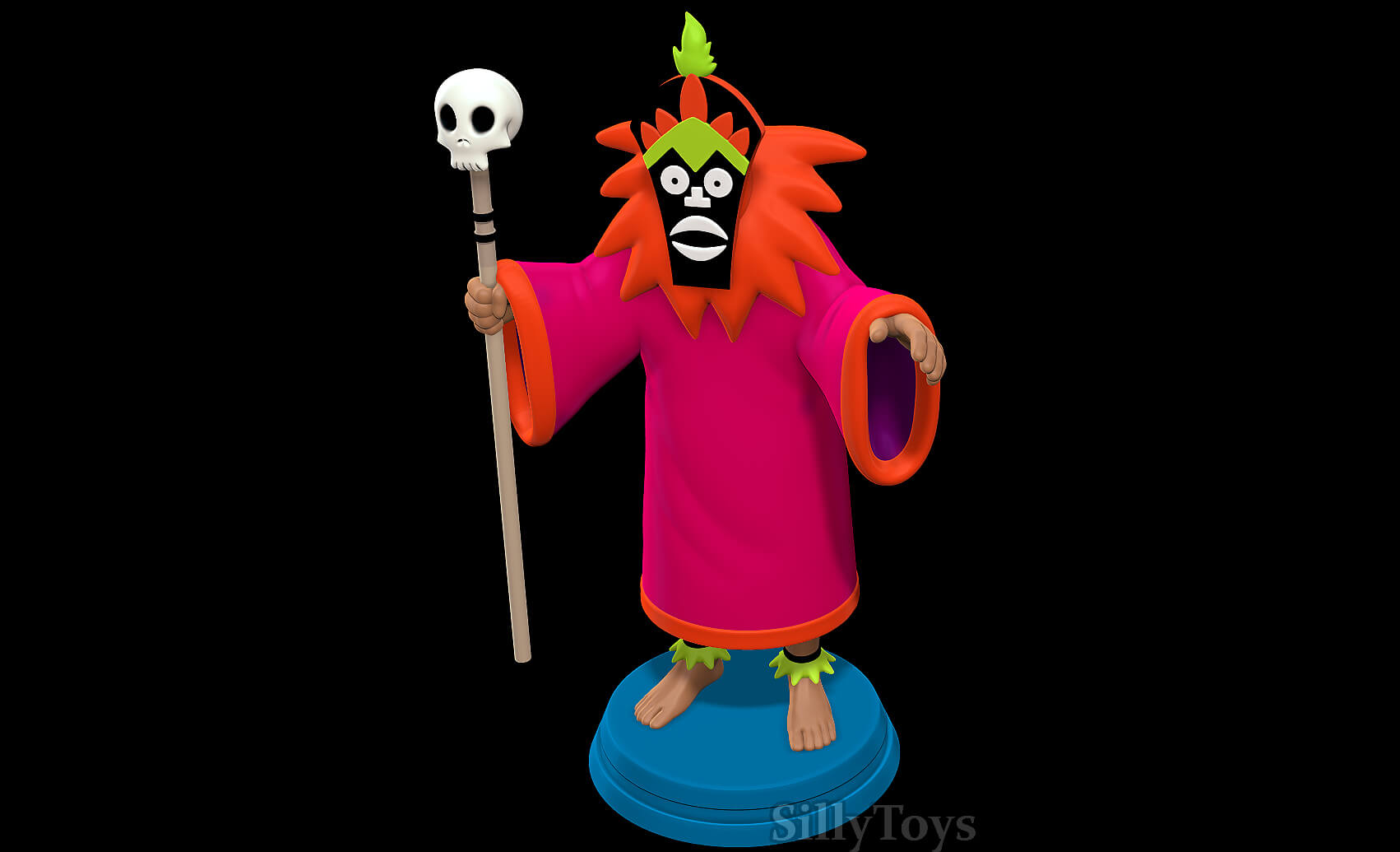 Witch Doctor - Scooby Doo 3D Model by SillyToys