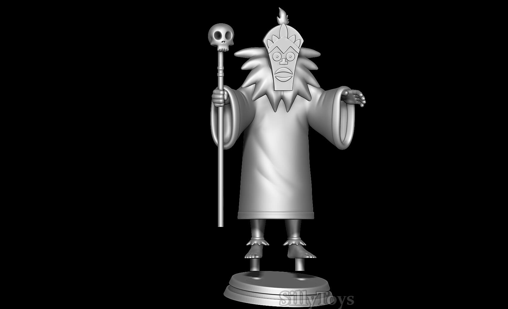 Witch Doctor - Scooby Doo 3D Model by SillyToys