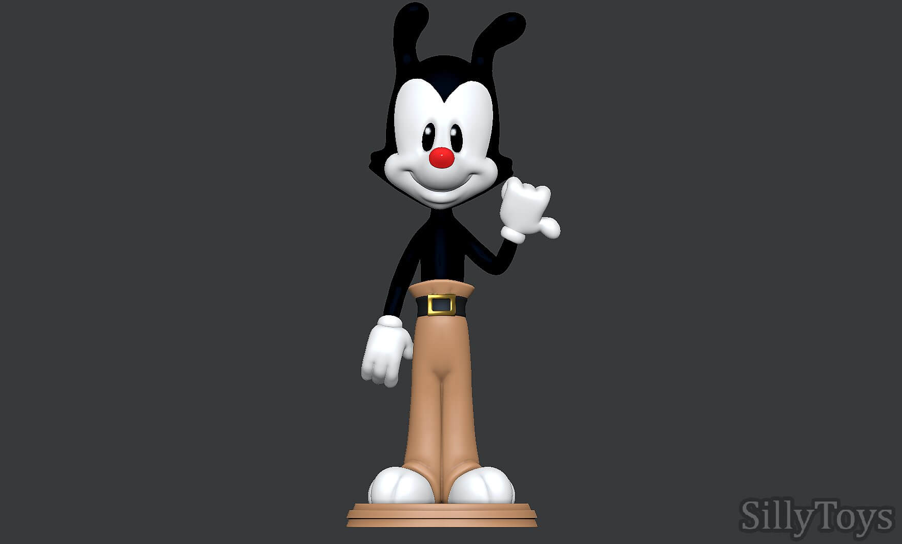 Yakko Warner - Animaniacs 3D Model by SillyToys