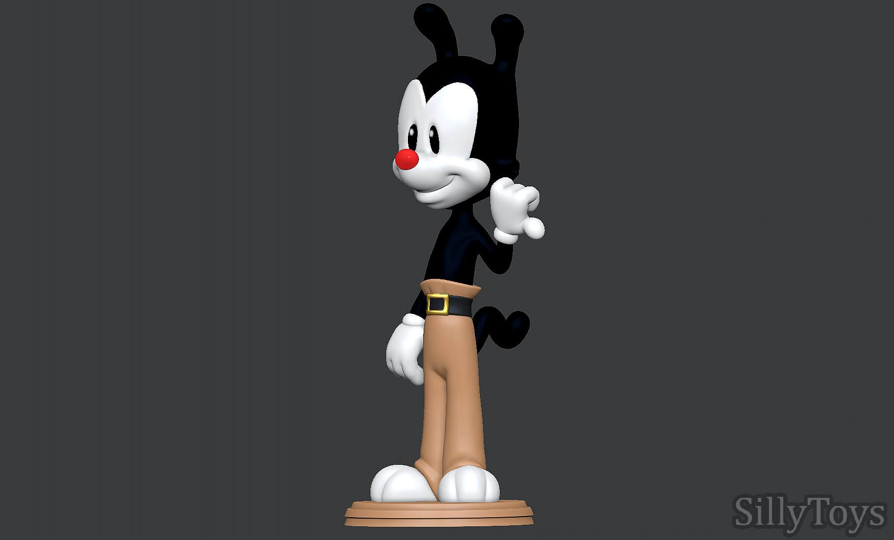 Yakko Warner - Animaniacs 3D Model by SillyToys