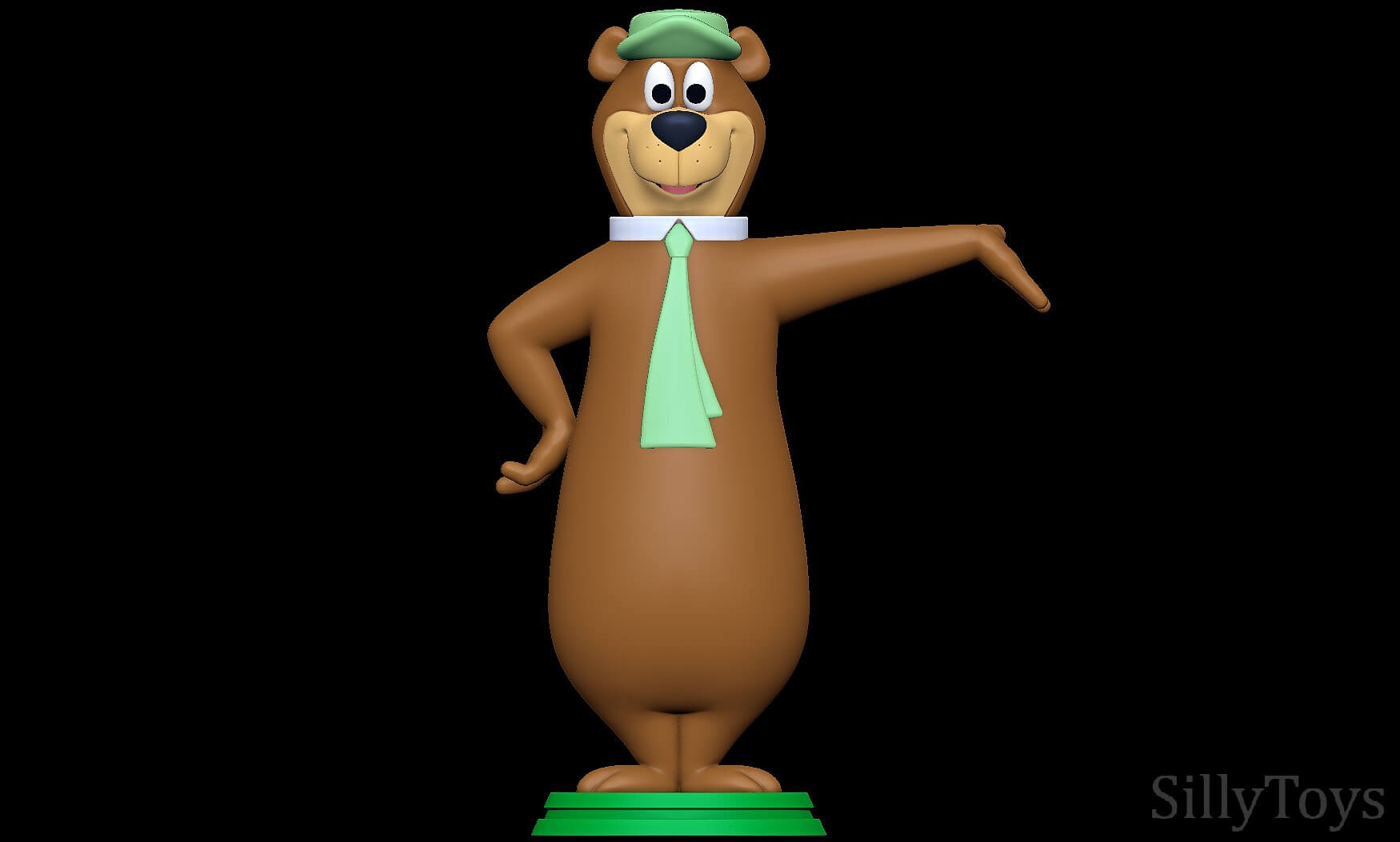 Yogi Bear - 3D Model by SillyToys