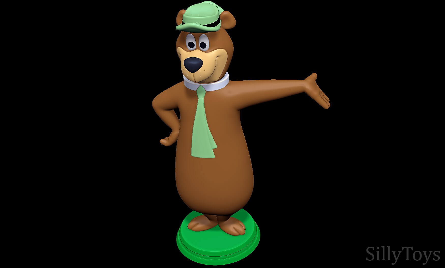 Yogi Bear - 3D Model by SillyToys