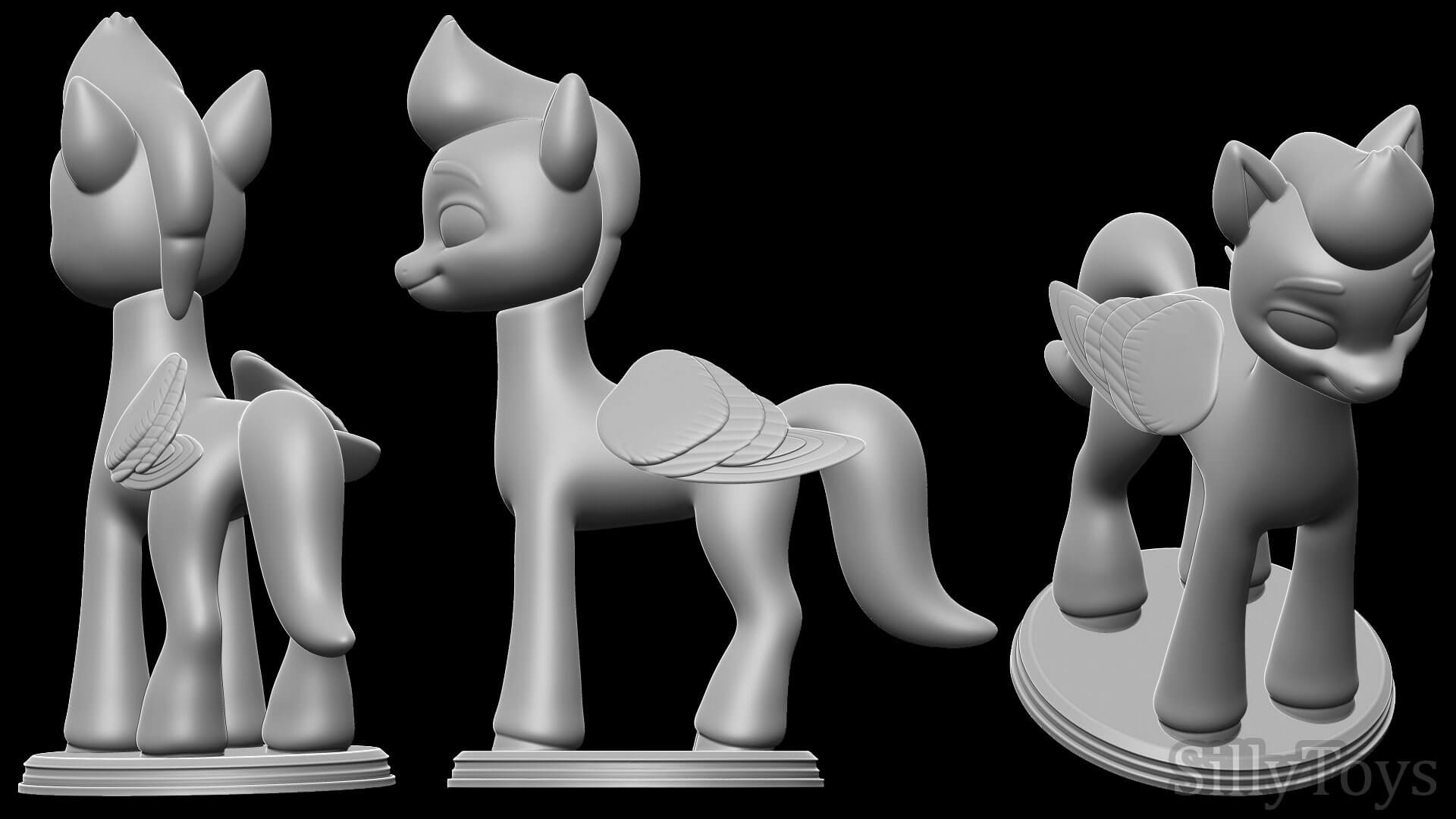 Zipp Storm - My Little Pony A New Generation 3D Model by SillyToys