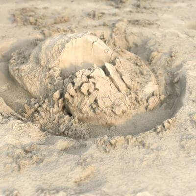 Beach Sand Pile - 3D Model by silverxlb