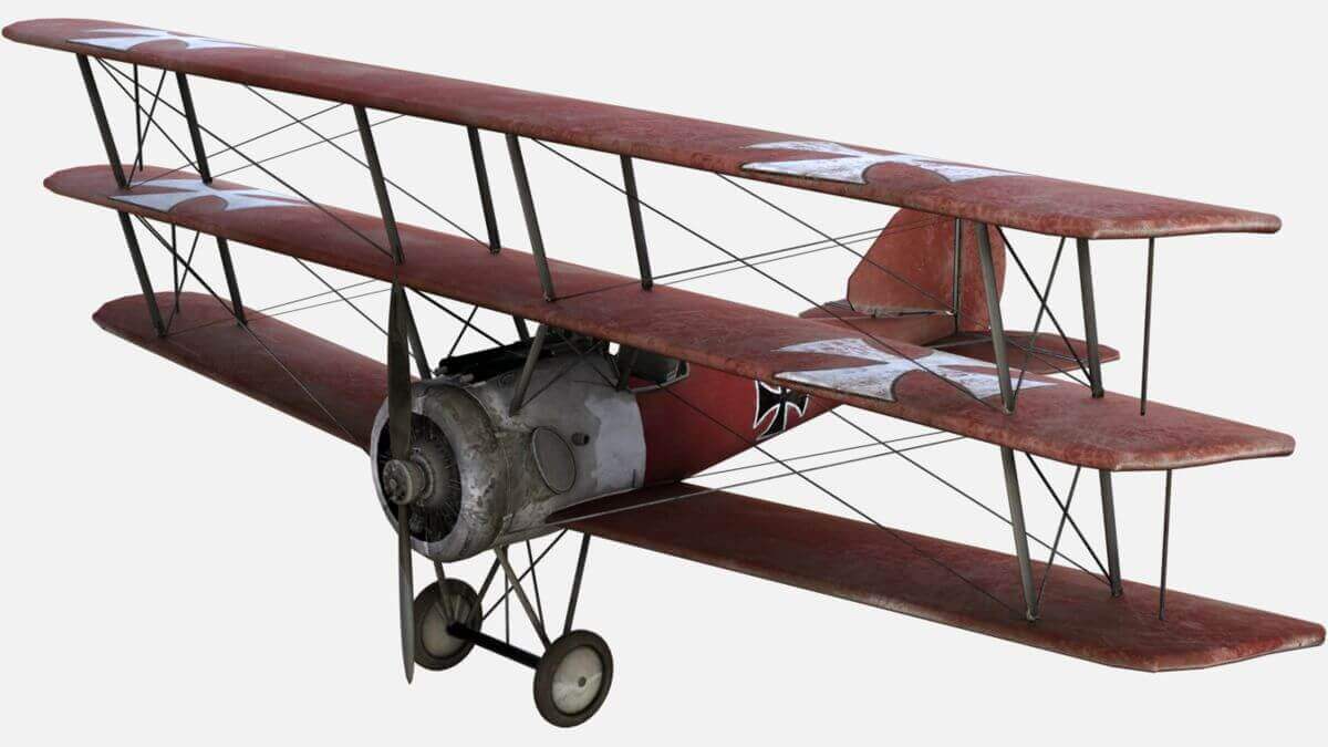 Sopwith Triplane - 3D Model by silverxlb