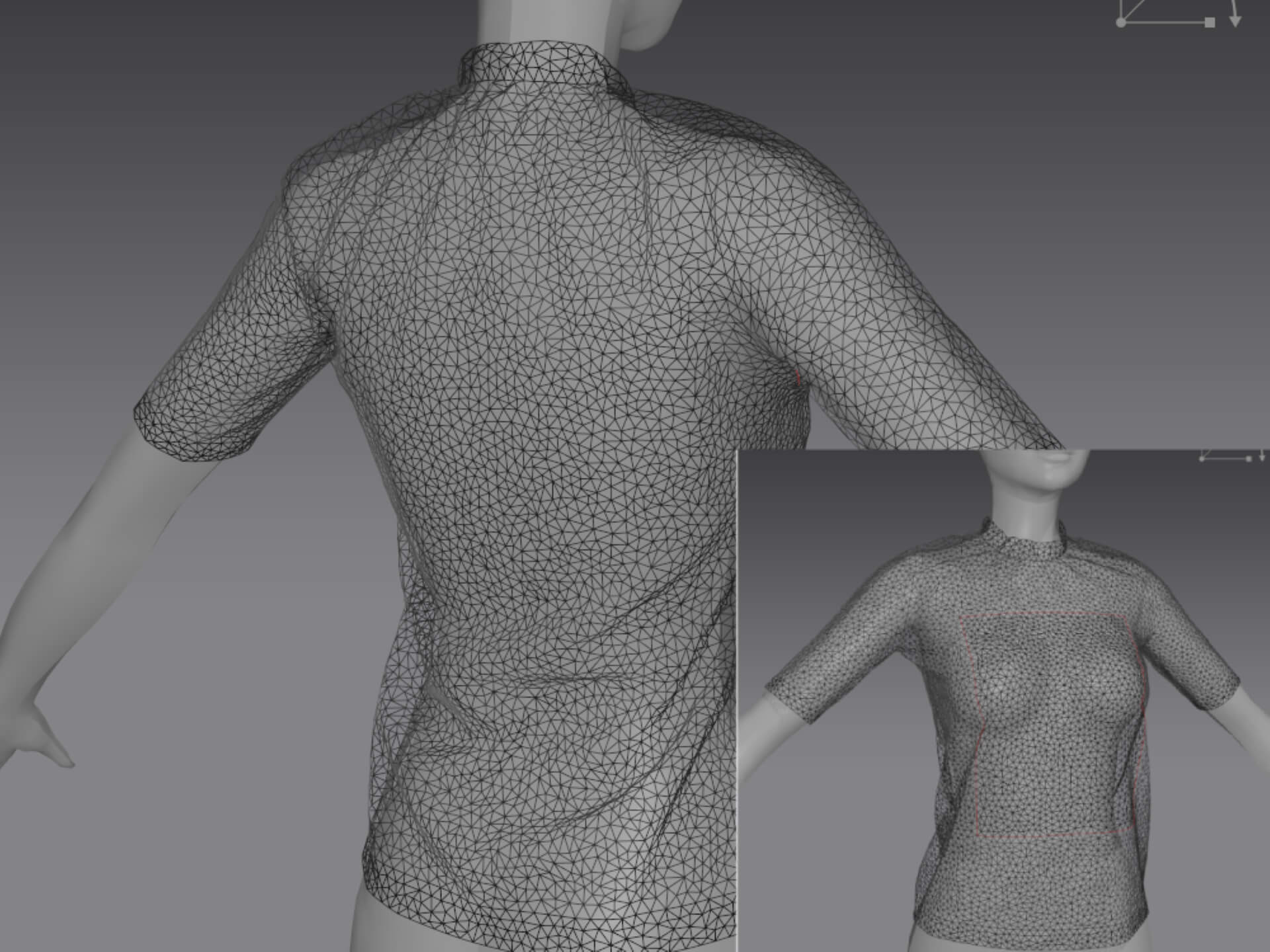 Transparente Shirt Female - 3D Model by SimaFans