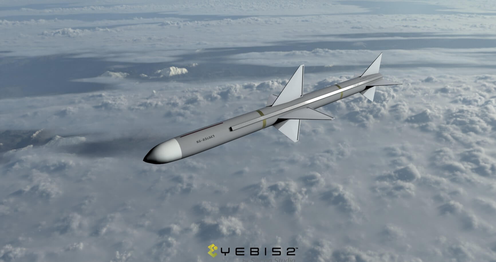 AIM7 Missile - 3D Model by SimonTGriffiths