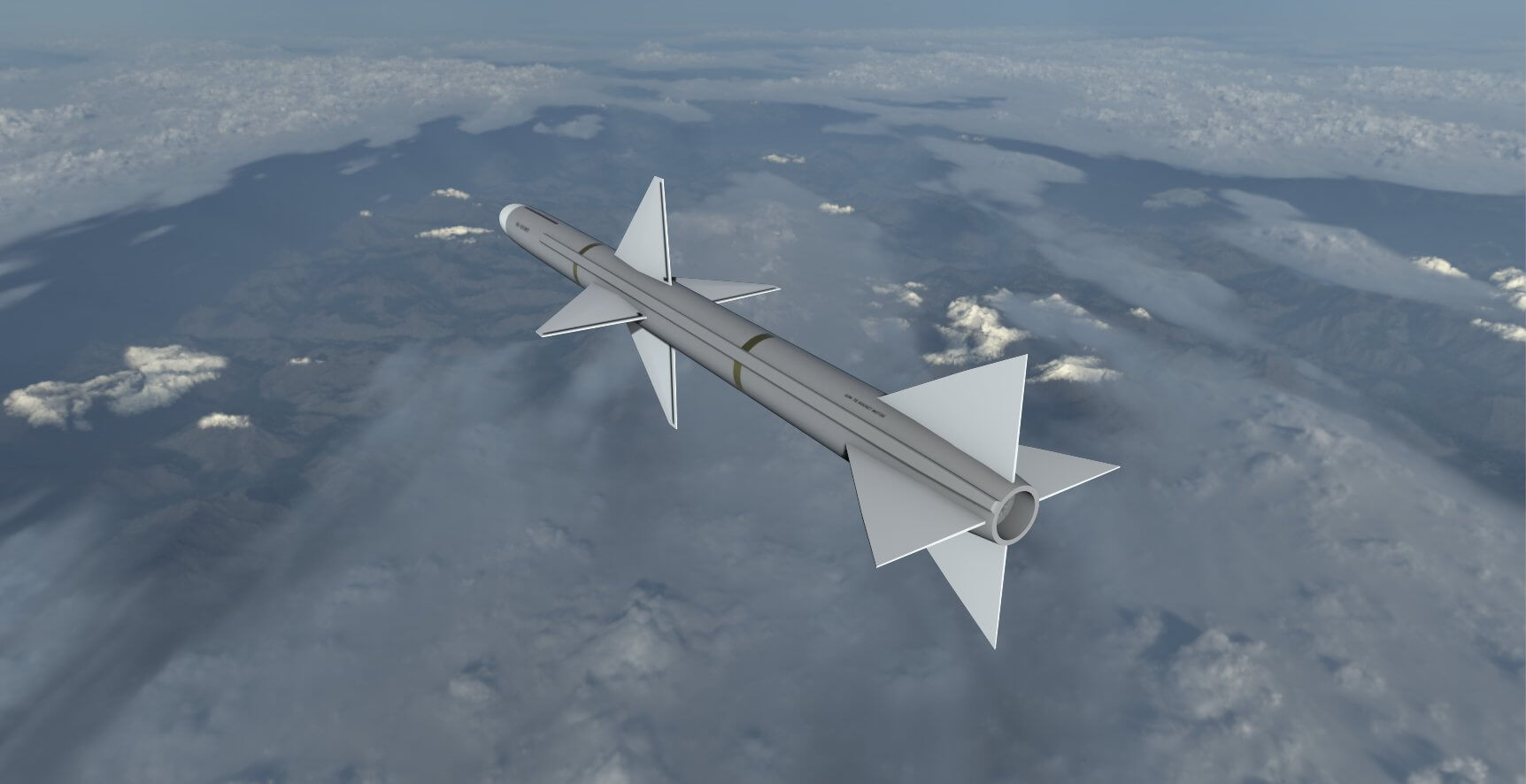 AIM7 Missile - 3D Model by SimonTGriffiths