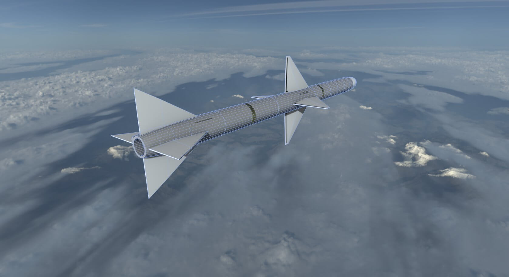 AIM7 Missile - 3D Model by SimonTGriffiths