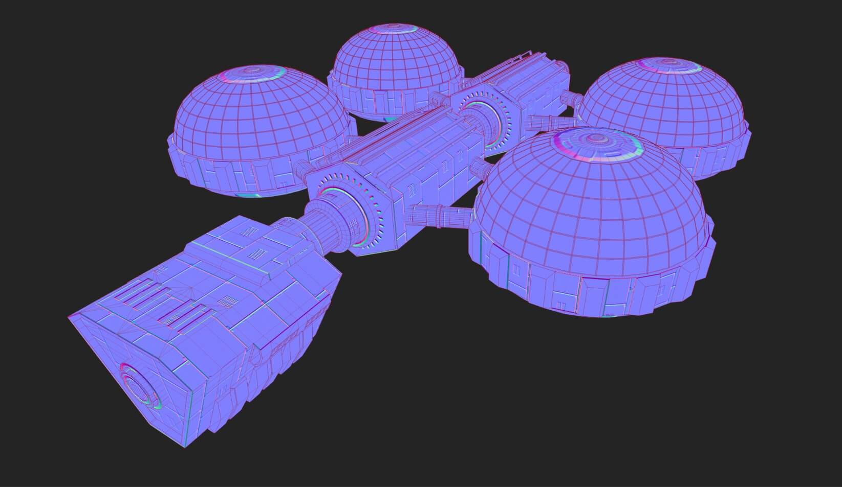 Bio Ship - 3D Model by SimonTGriffiths