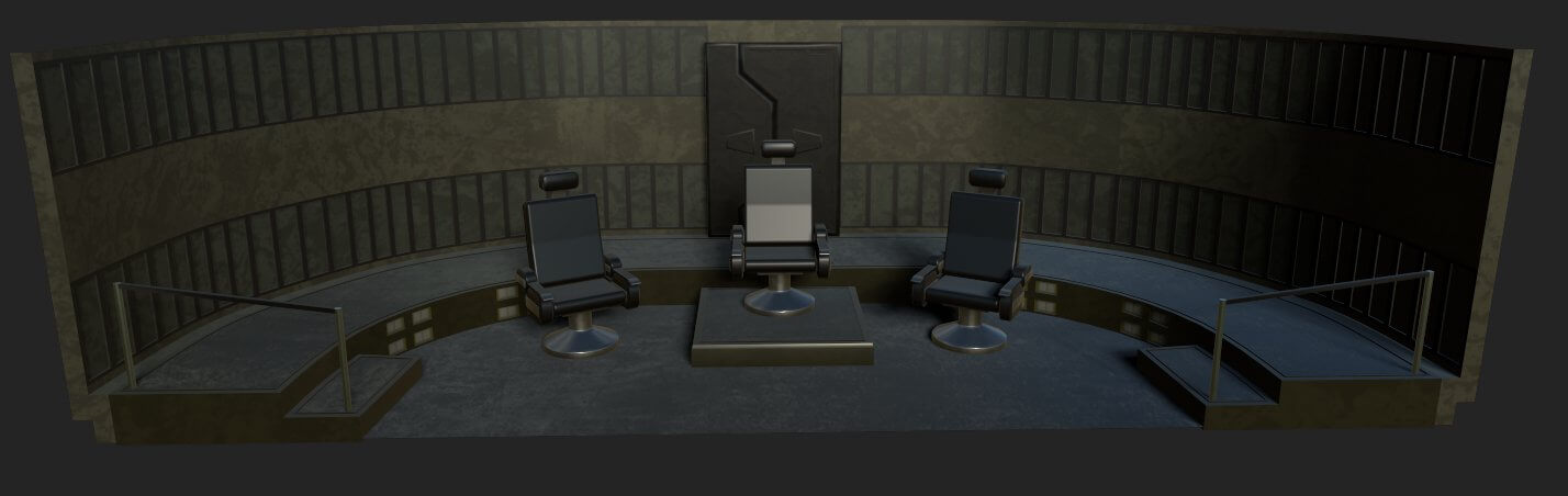 Empty Command Bridge - 3D Model by SimonTGriffiths