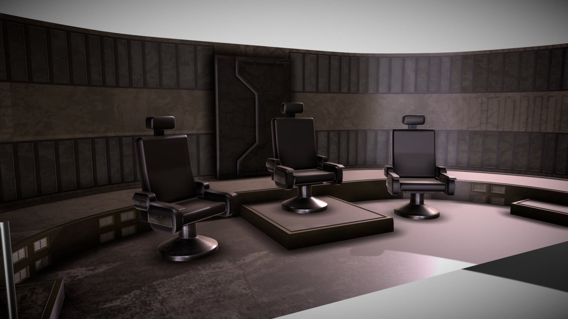 Empty Command Bridge - 3D Model by SimonTGriffiths