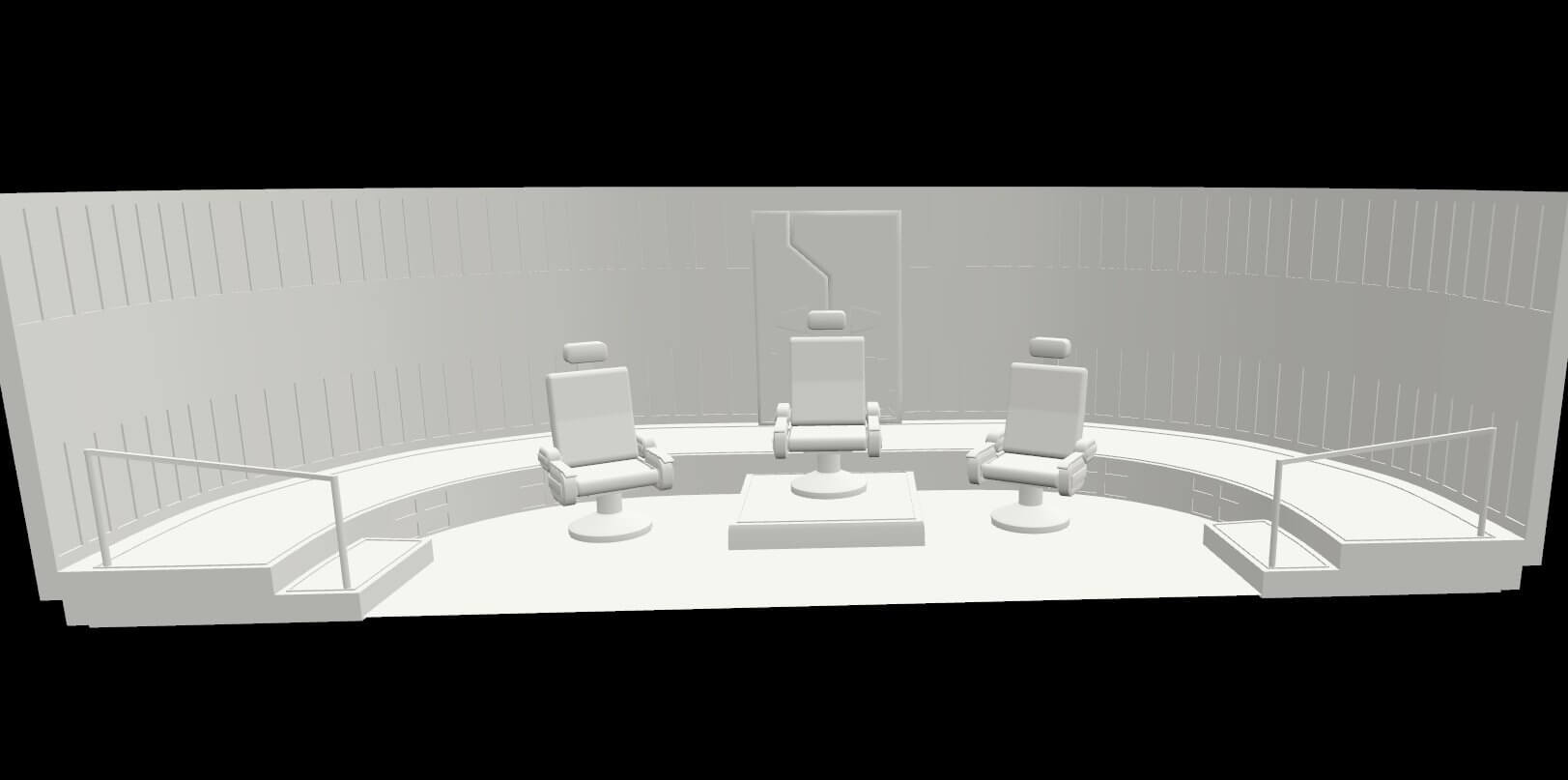 Empty Command Bridge - 3D Model by SimonTGriffiths