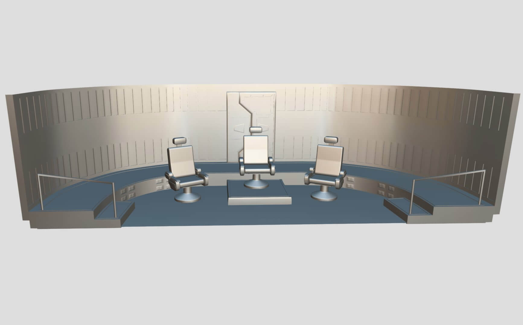 Empty Command Bridge - 3D Model by SimonTGriffiths