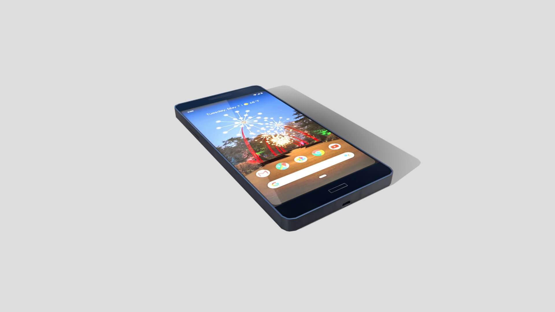 Generic Cell Phone - 3D Model by SimonTGriffiths