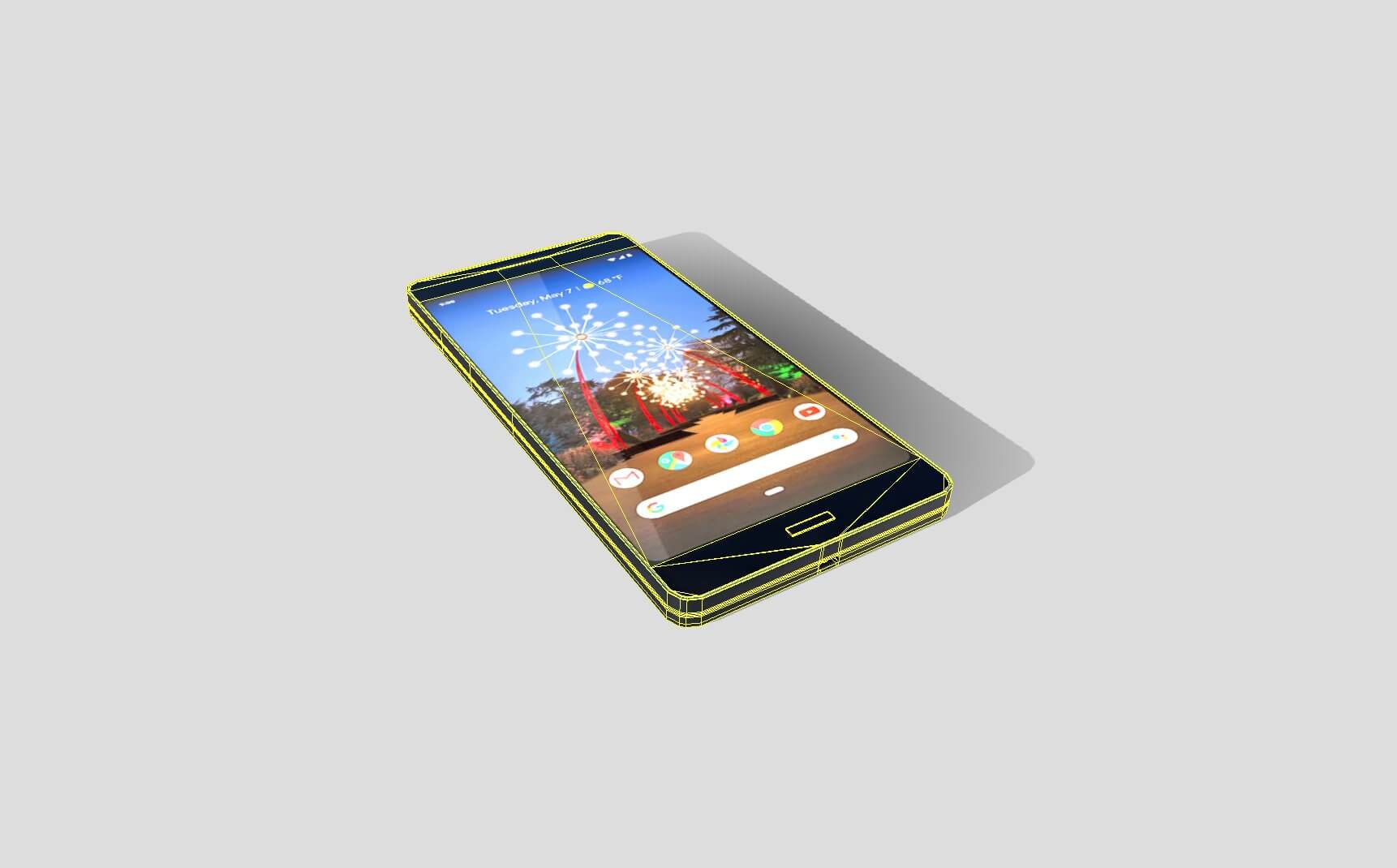 Generic Cell Phone - 3D Model by SimonTGriffiths