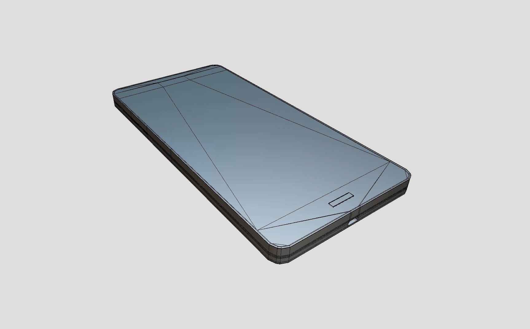 Generic Cell Phone - 3D Model by SimonTGriffiths