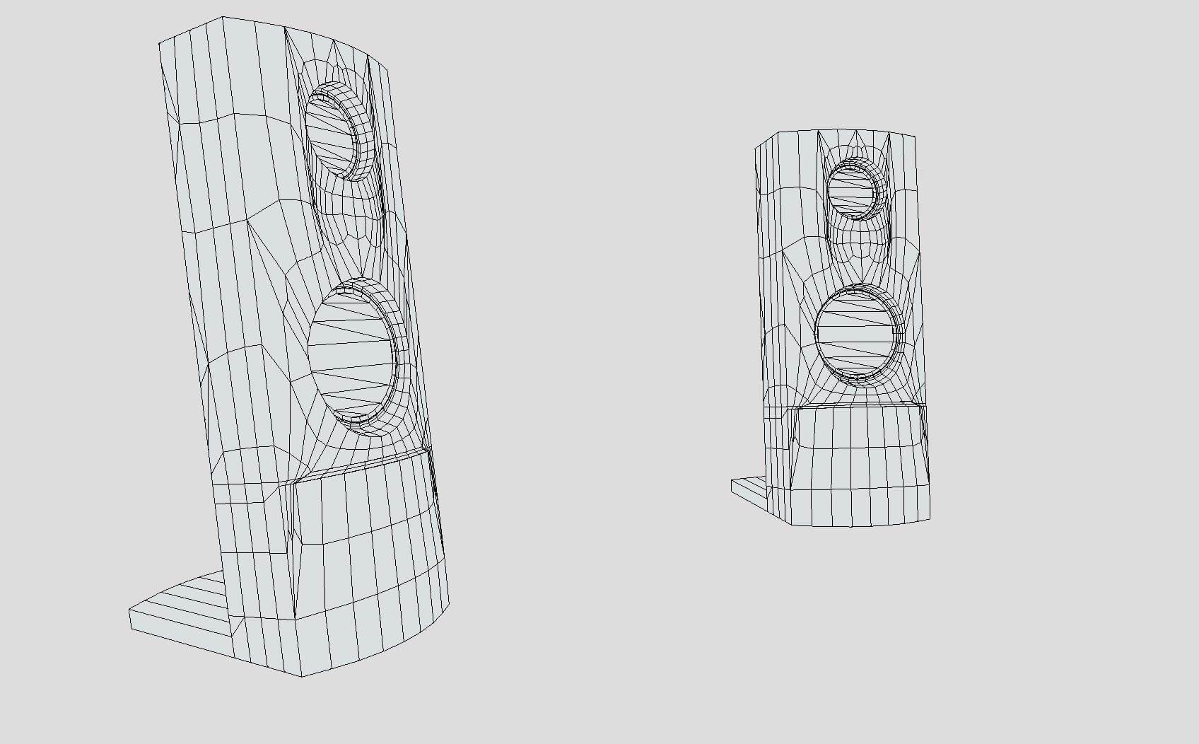 Generic Desktop Speakers - 3D Model by SimonTGriffiths
