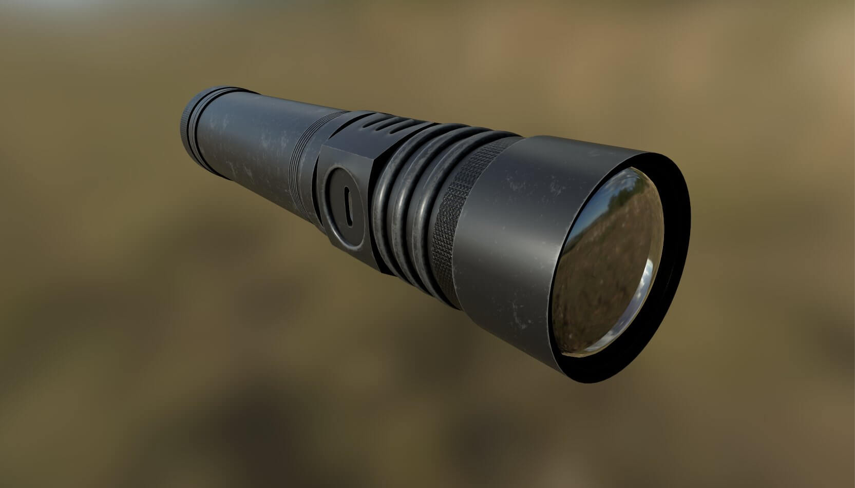 Generic Flashlight - 3D Model by SimonTGriffiths