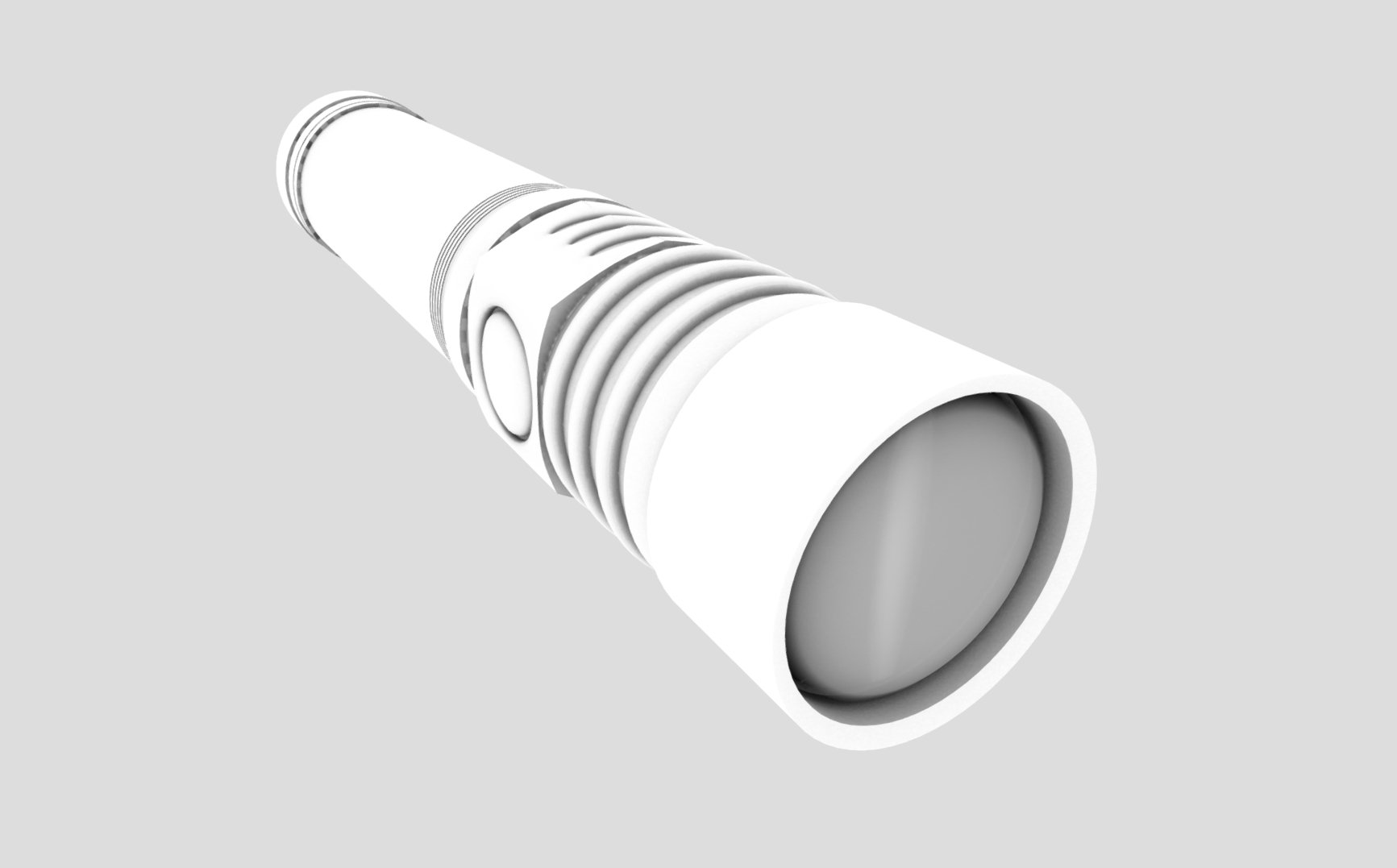 Generic Flashlight - 3D Model by SimonTGriffiths