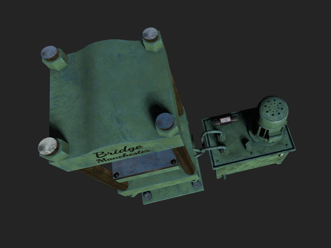 Hydraulic Press - 3D Model by SimonTGriffiths