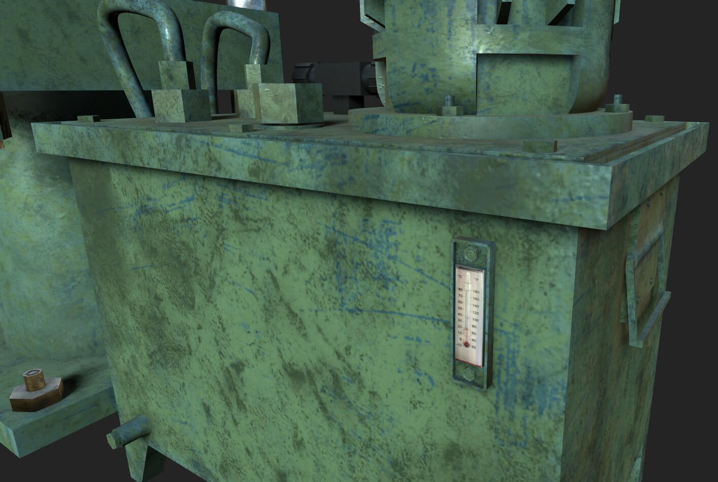 Hydraulic Press - 3D Model by SimonTGriffiths