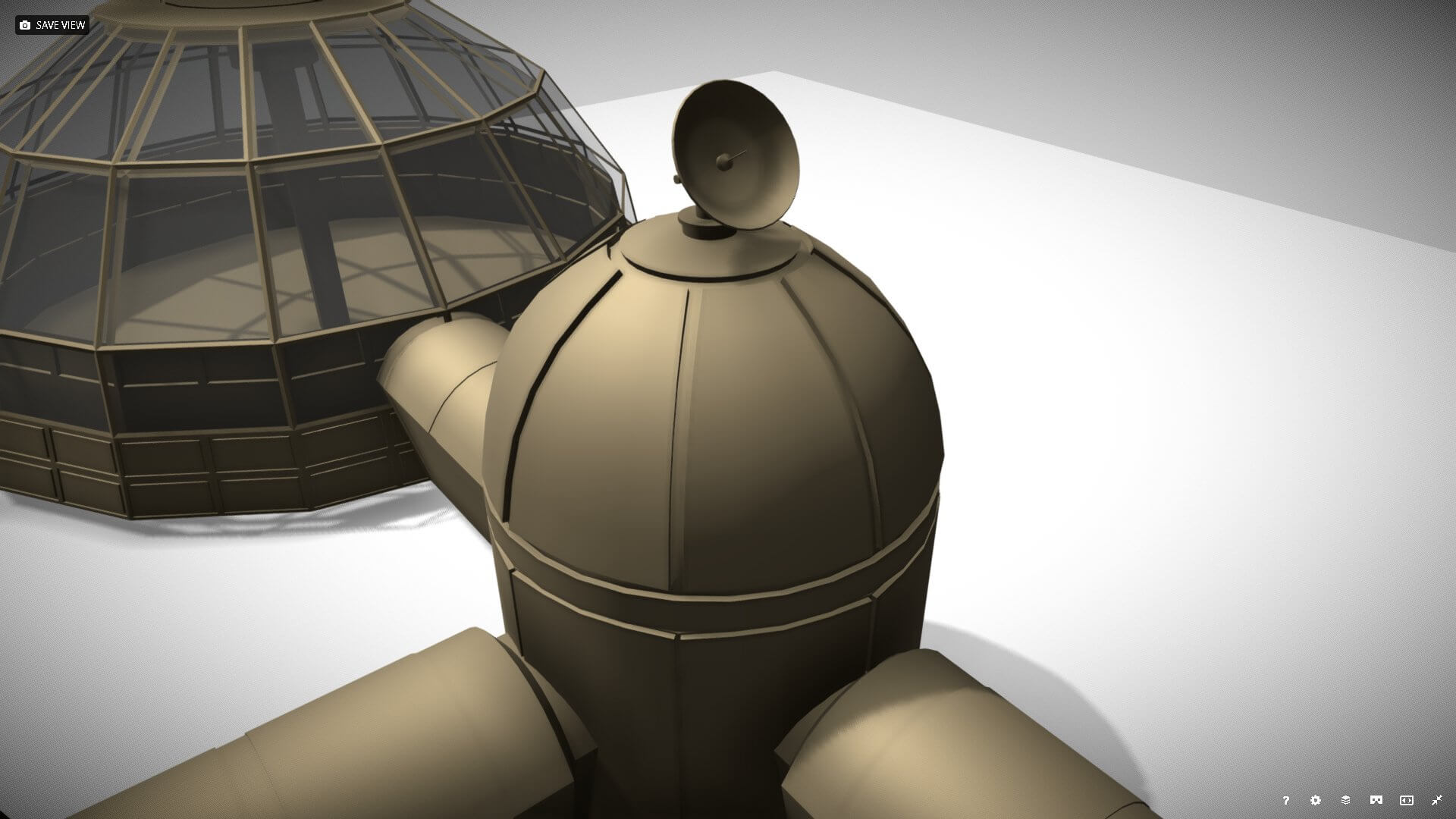 Moon Base Concept - 3D Model by SimonTGriffiths