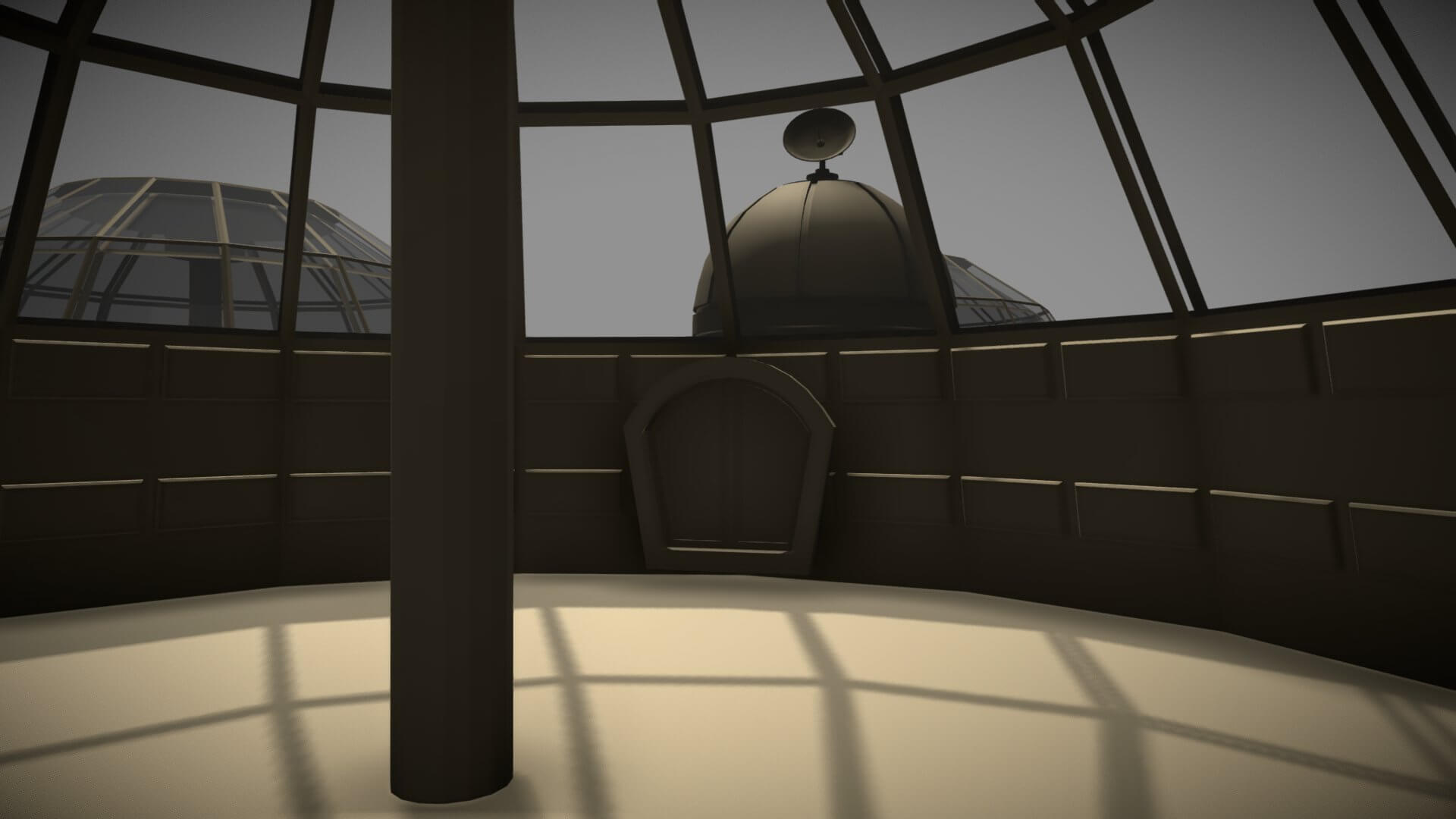 Moon Base Concept - 3D Model by SimonTGriffiths