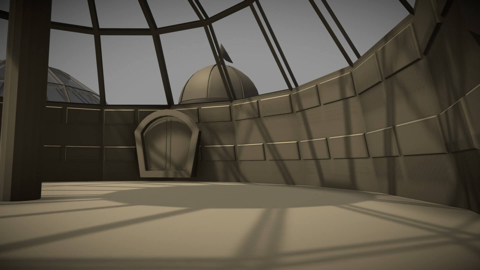 Moon Base Concept - 3D Model by SimonTGriffiths