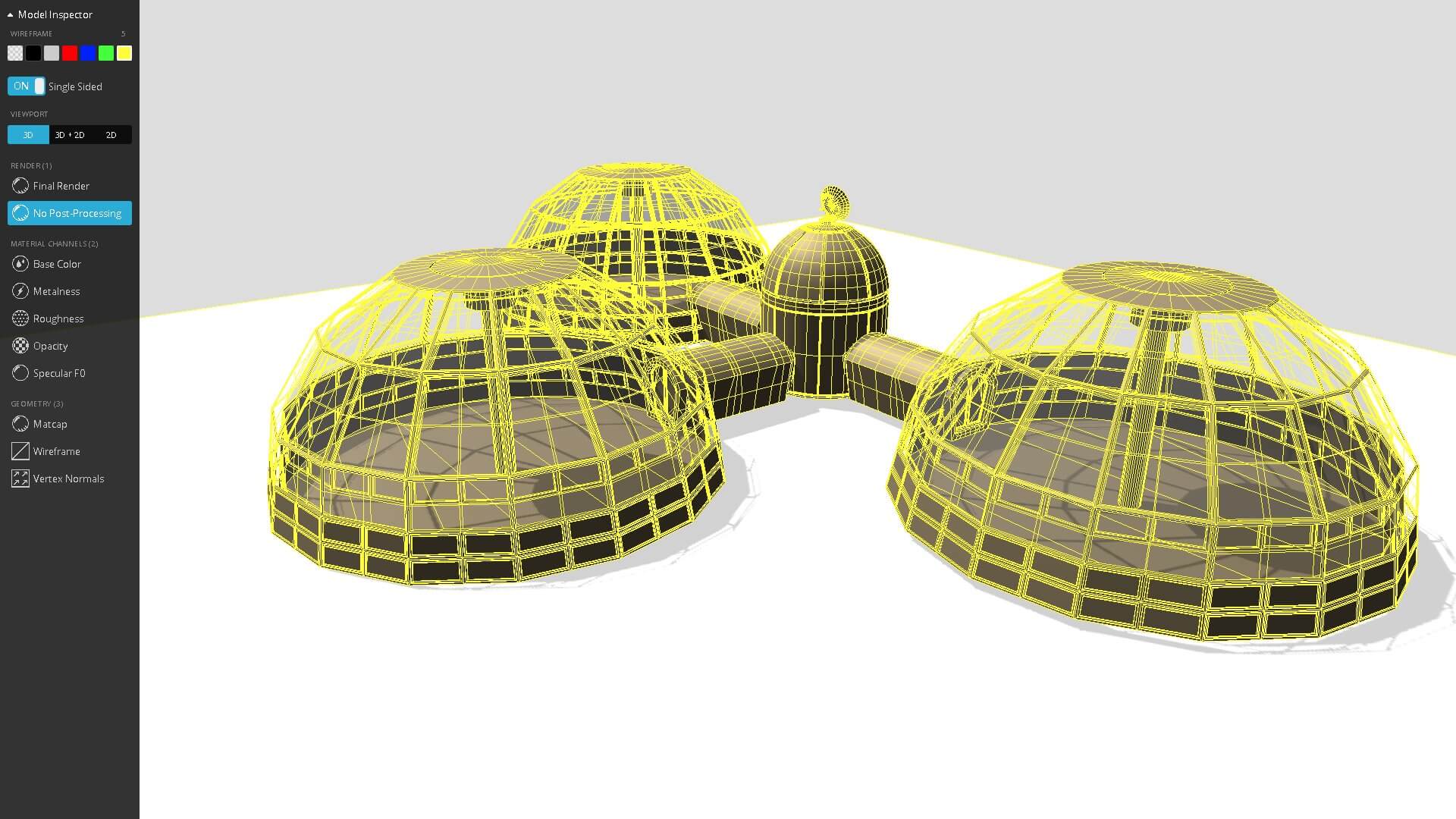 Moon Base Concept - 3D Model by SimonTGriffiths