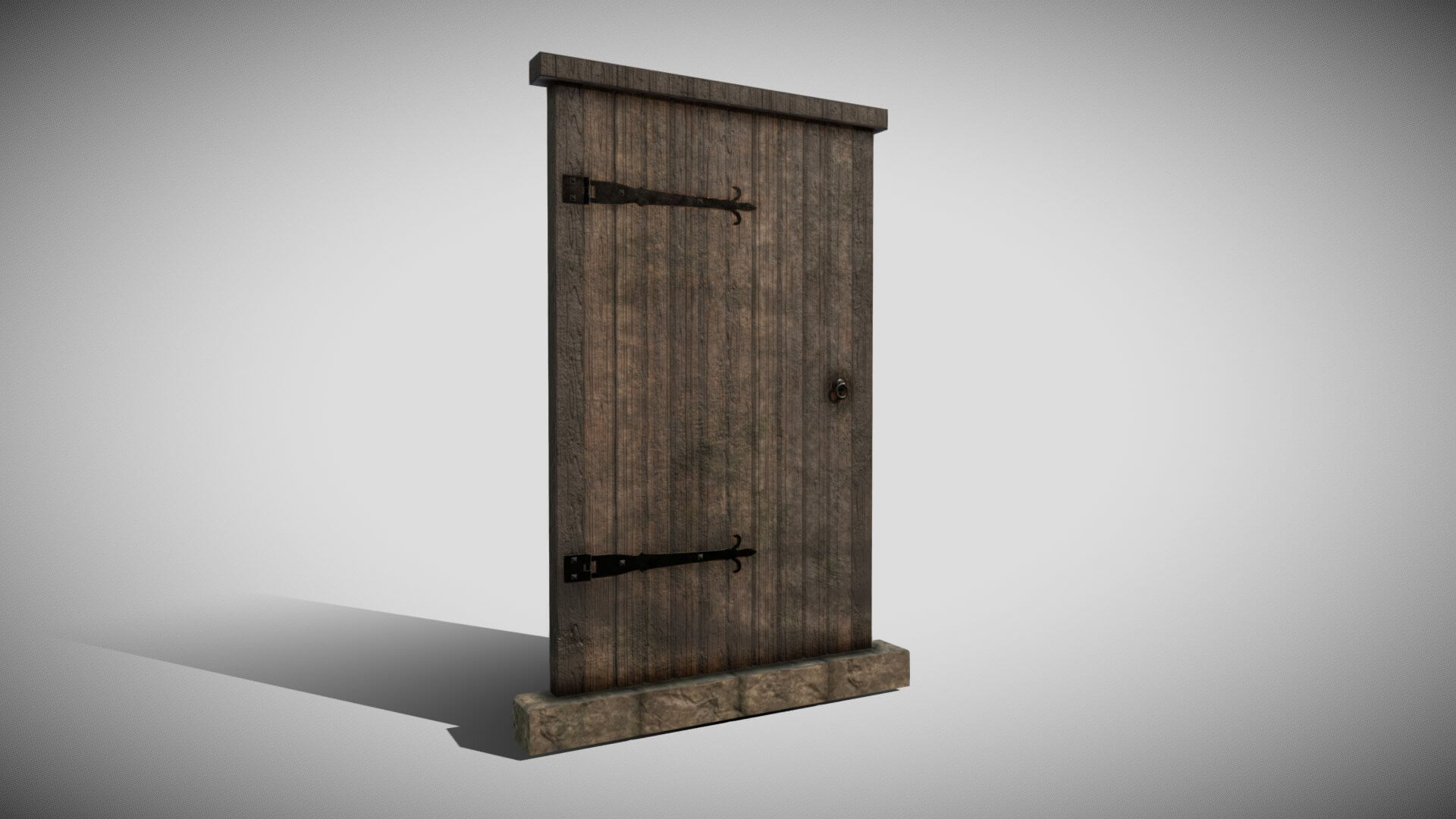 Medieval Door - 3D Model by SimonTGriffiths