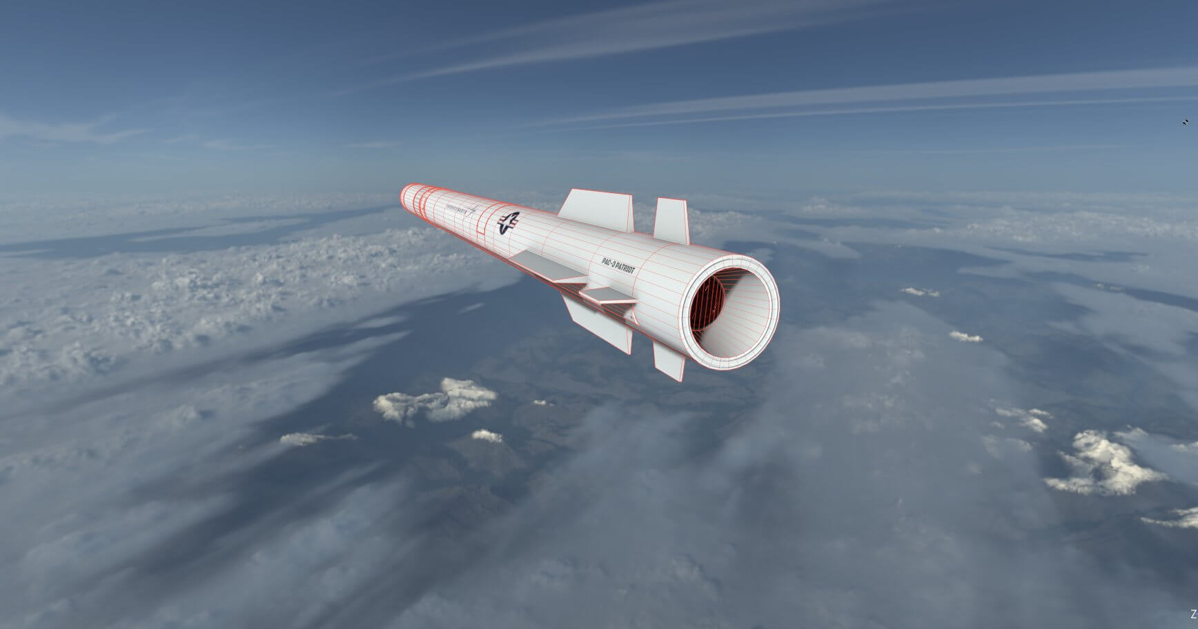 PAC 3 Missile - 3D Model by SimonTGriffiths