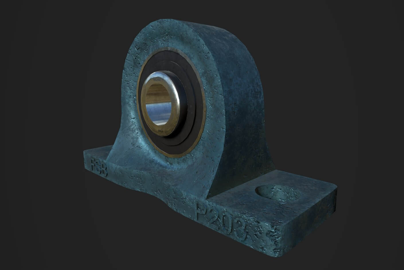Pillow Block Bearing - 3D Model by SimonTGriffiths