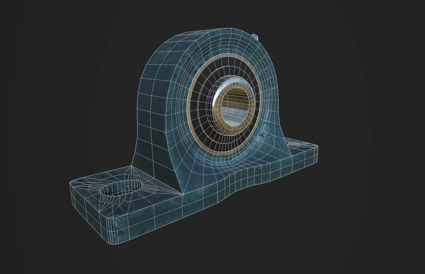 Pillow Block Bearing - 3D Model by SimonTGriffiths