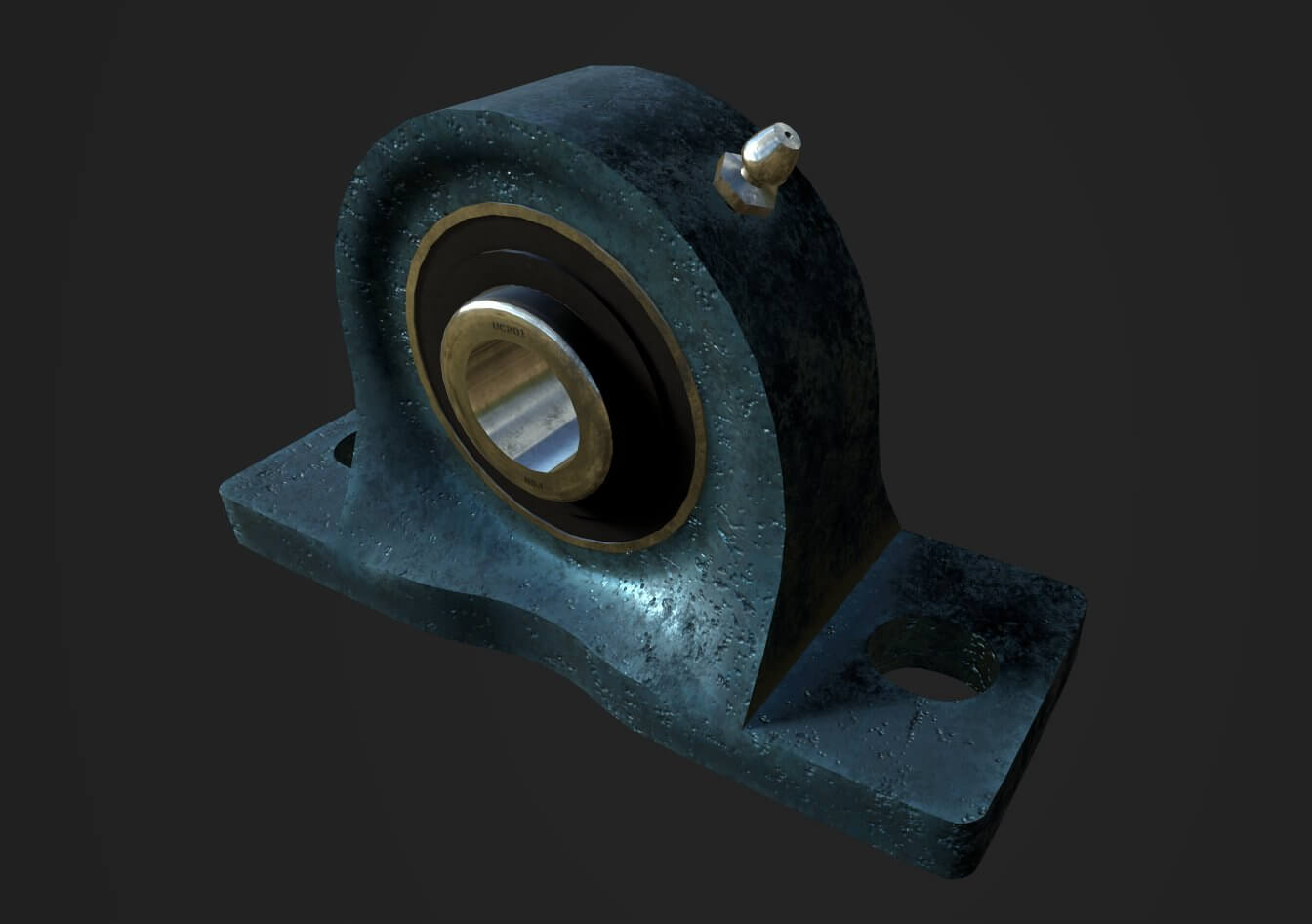 Pillow Block Bearing - 3D Model by SimonTGriffiths
