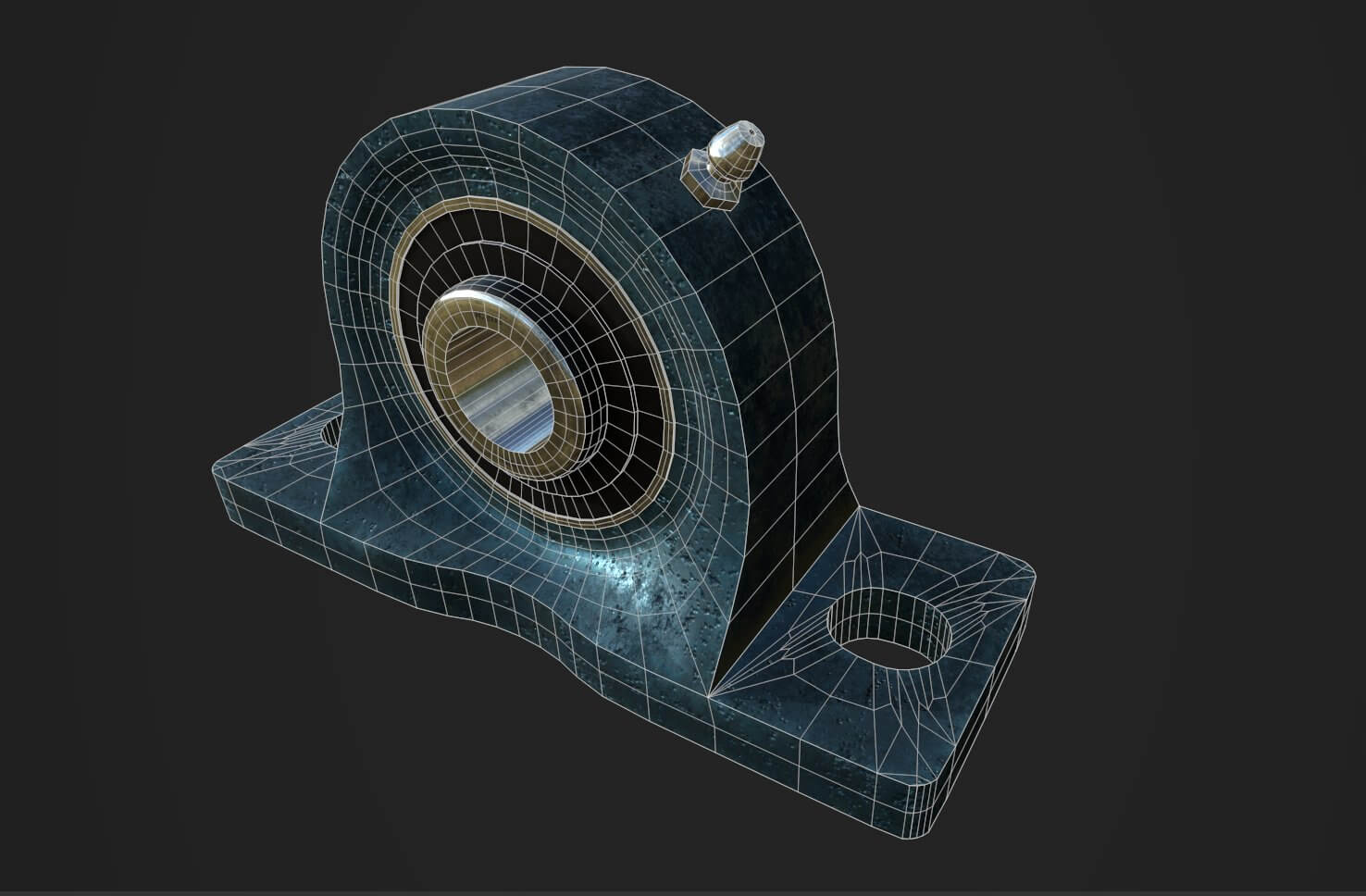 Pillow Block Bearing - 3D Model by SimonTGriffiths
