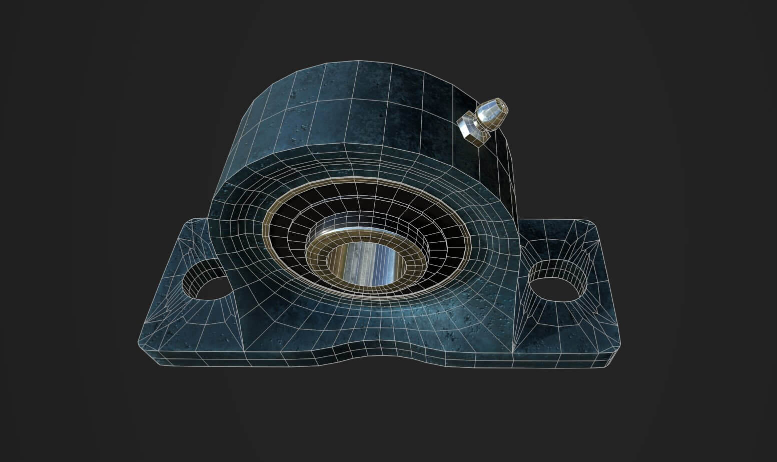 Pillow Block Bearing - 3D Model by SimonTGriffiths