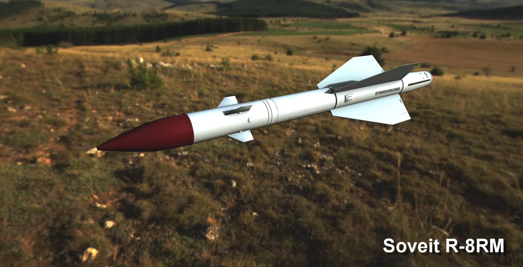 R-8RM Missile 3D Model by SimonTGriffiths