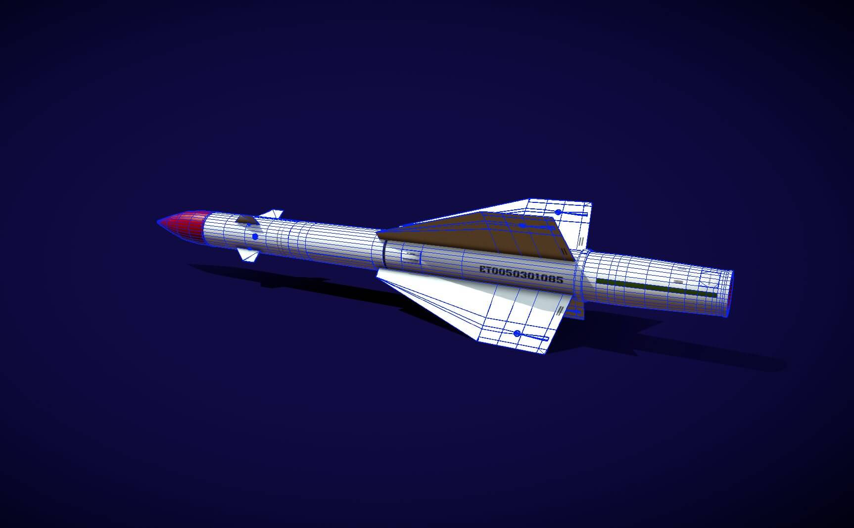 R-8RM Missile 3D Model by SimonTGriffiths